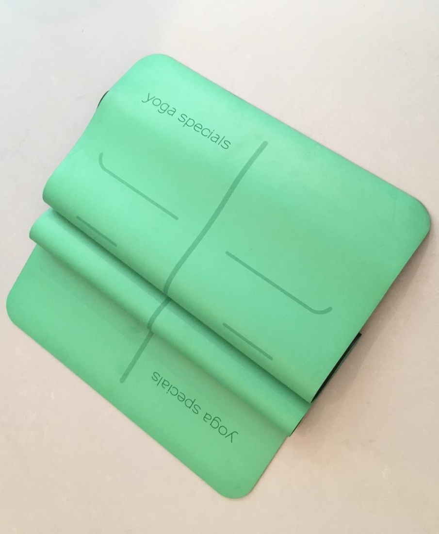 Alignment PU Grip Yoga Mat - Fresh Green - Yogamatten - Yoga Specials