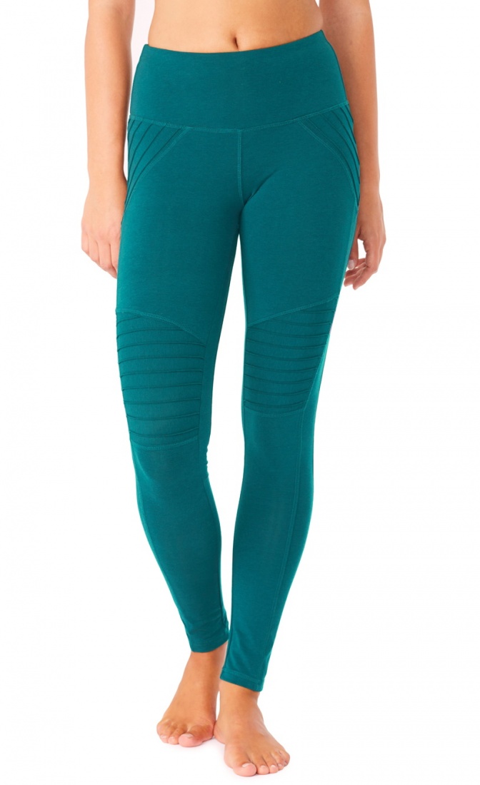 Biker Tights - Tropical Green - SALE - Yoga Specials