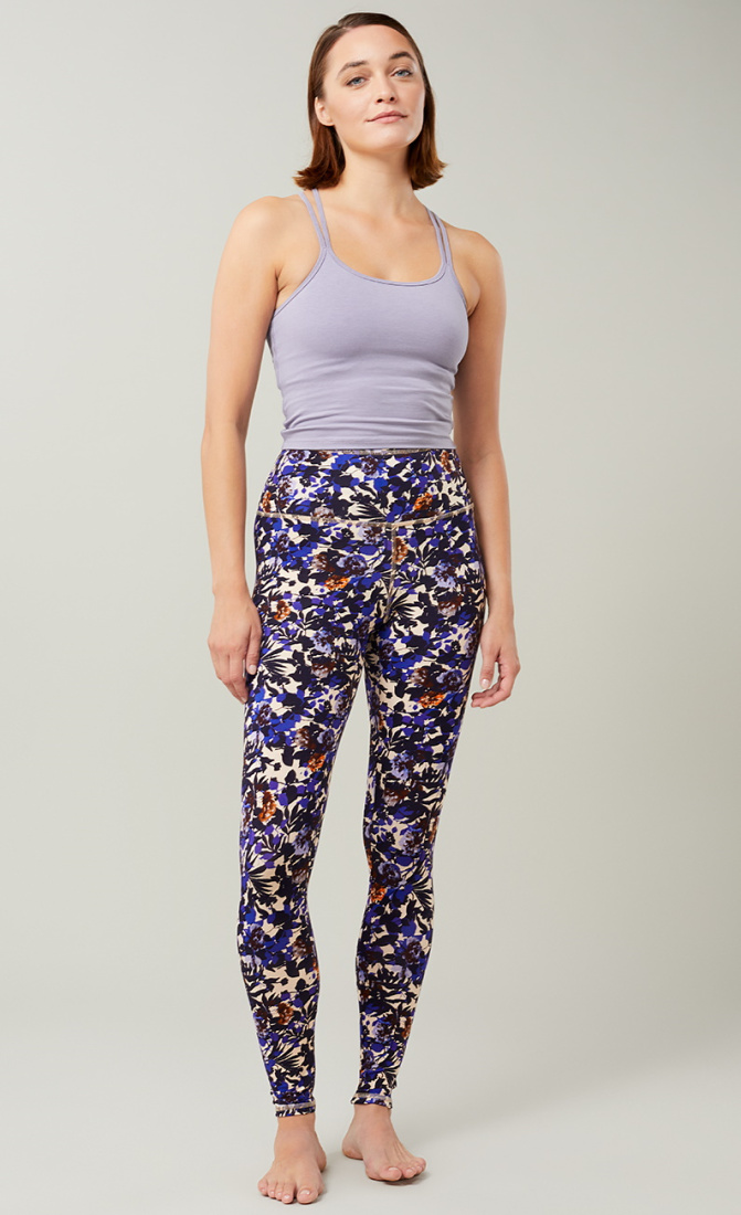 Mandala Double Strap Top - Purple Rain - Dames - Yoga Specials